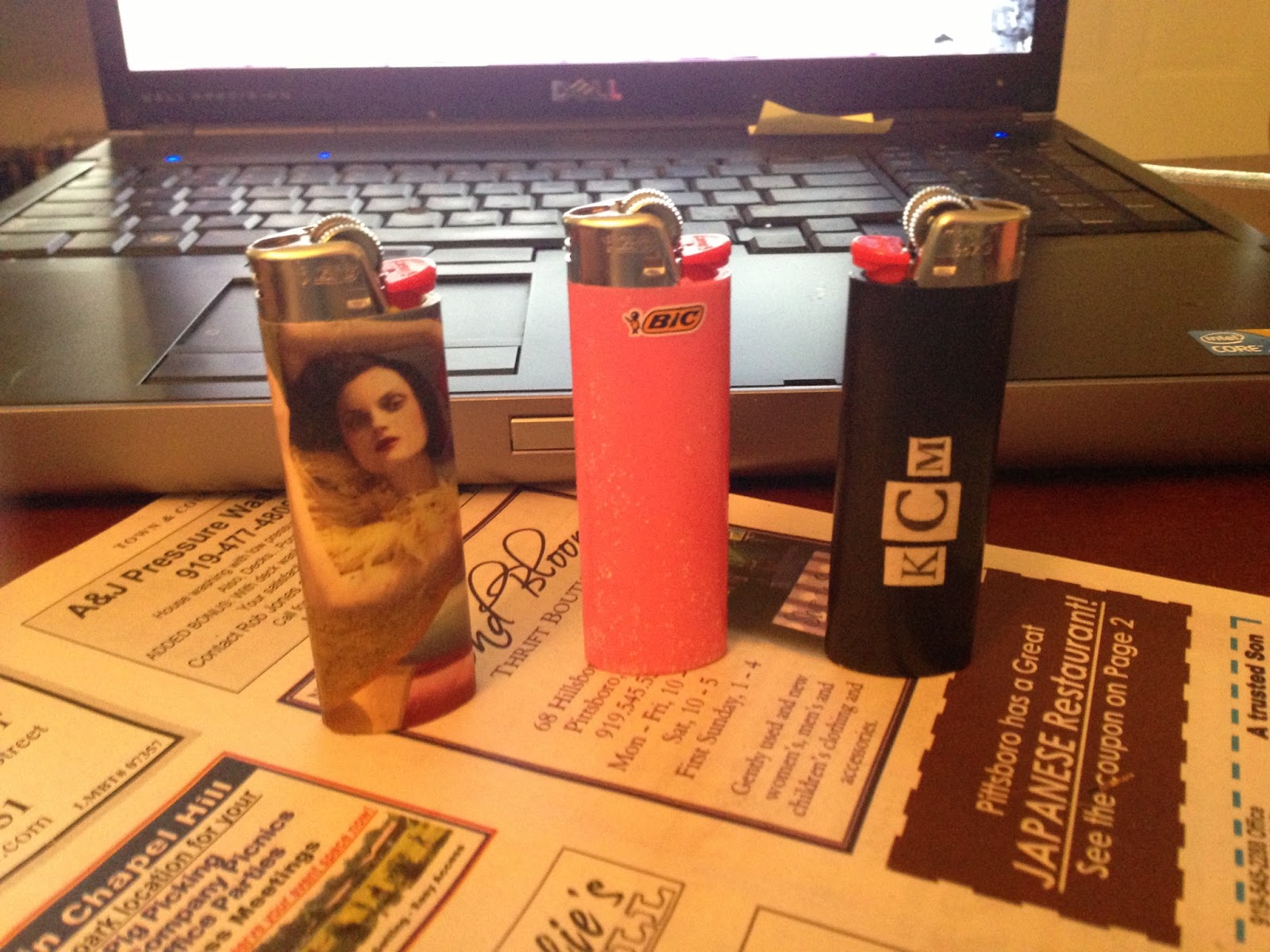 Grey Art: Mod Podge Lighters